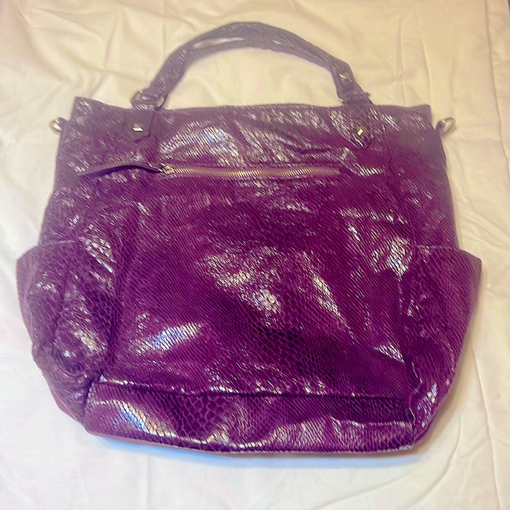 Large Woman’s Magnificent Purple Shoulder Bag - Gem